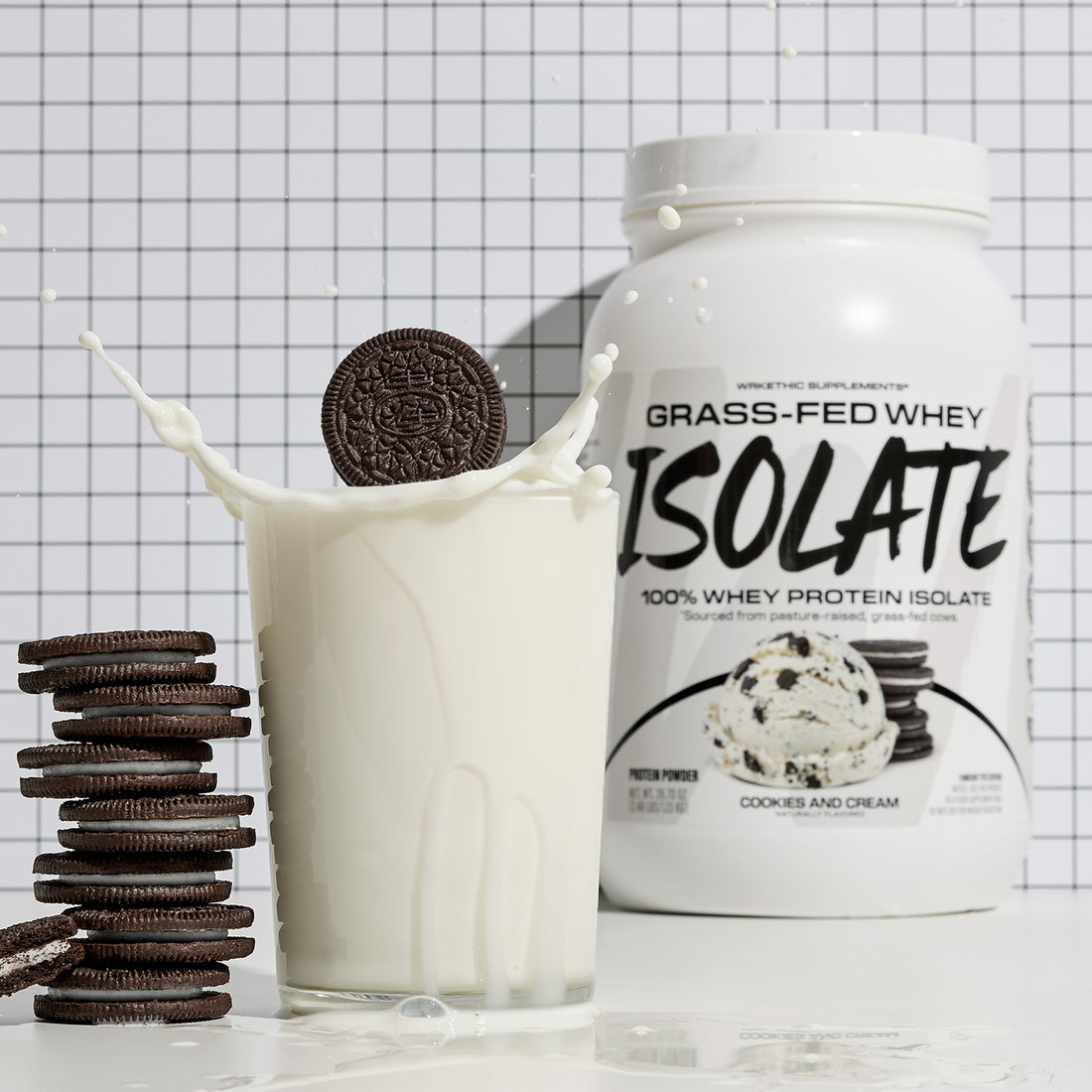 Grass-Fed Whey Protein Isolate | WRKETHIC Supplements