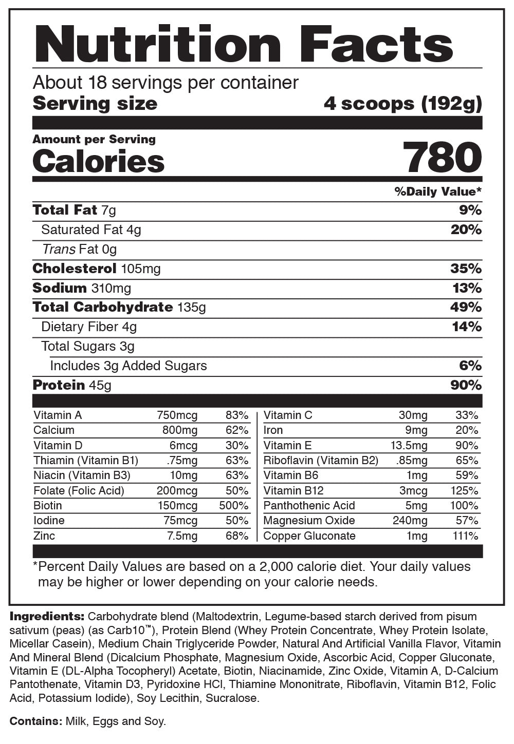 Forza Gro™ | Advanced Weight Gainer Protein