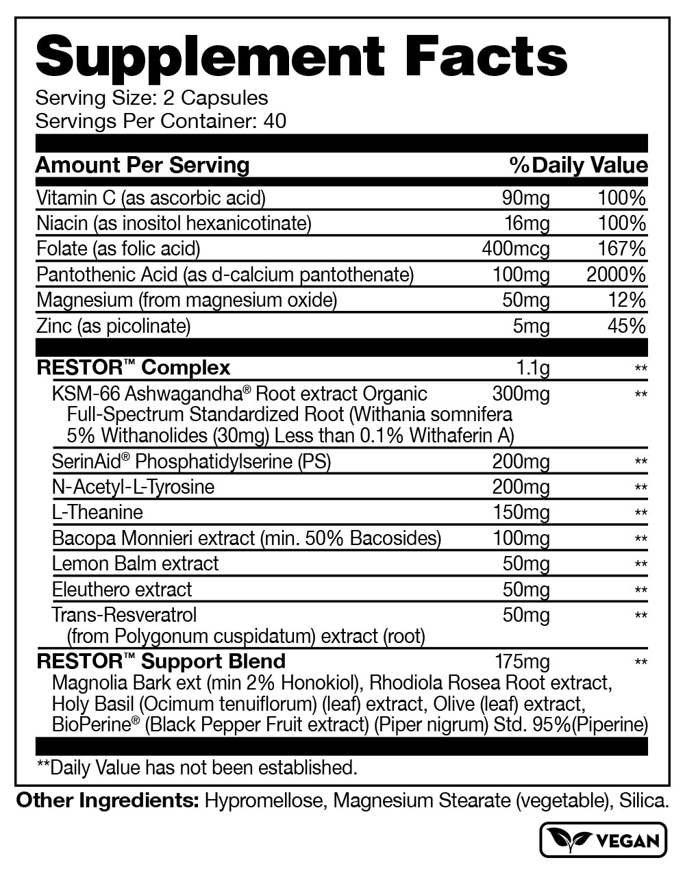 RESTŌR™ | Occasional Stress Formula
